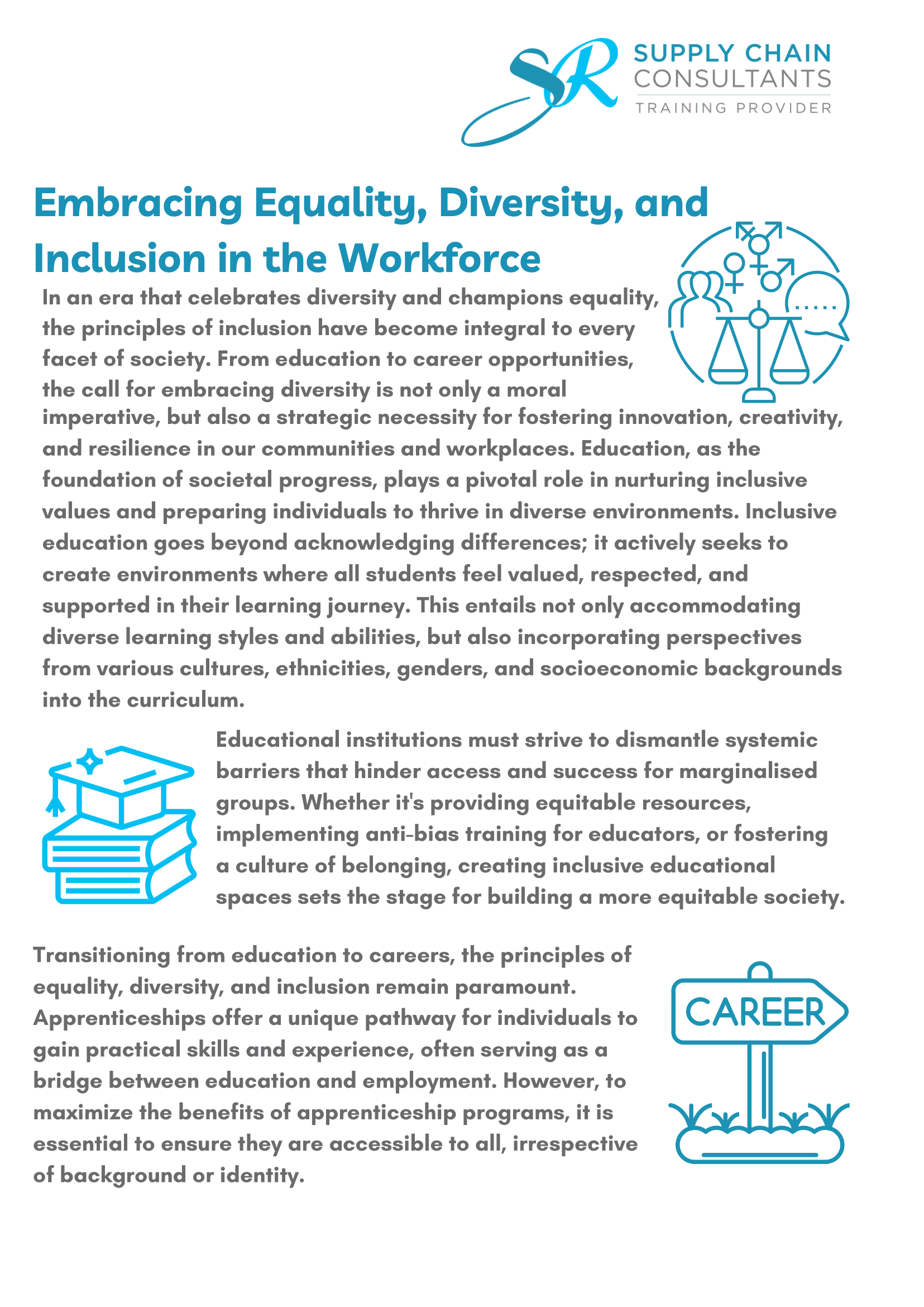 Embracing Equality, Diversity and Inclusion in the Workplace | SRSCC